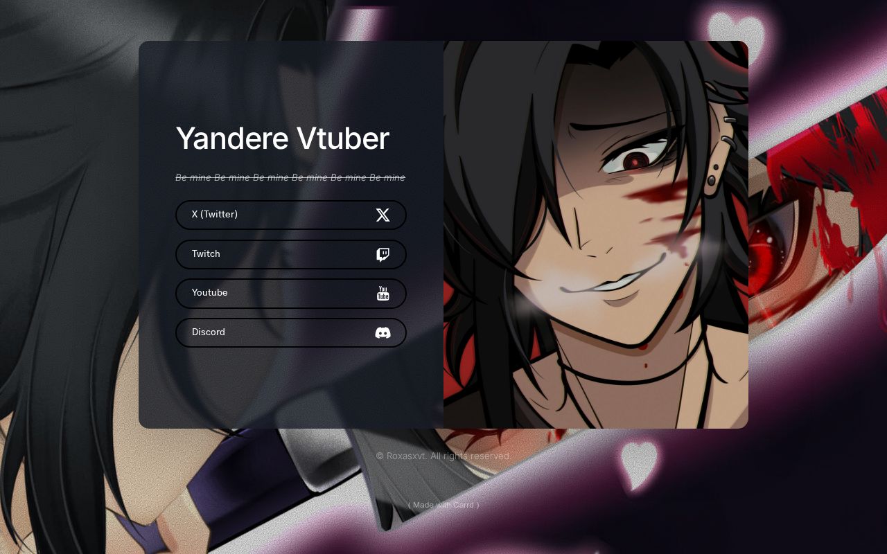 Roxasx Yandere VTuber